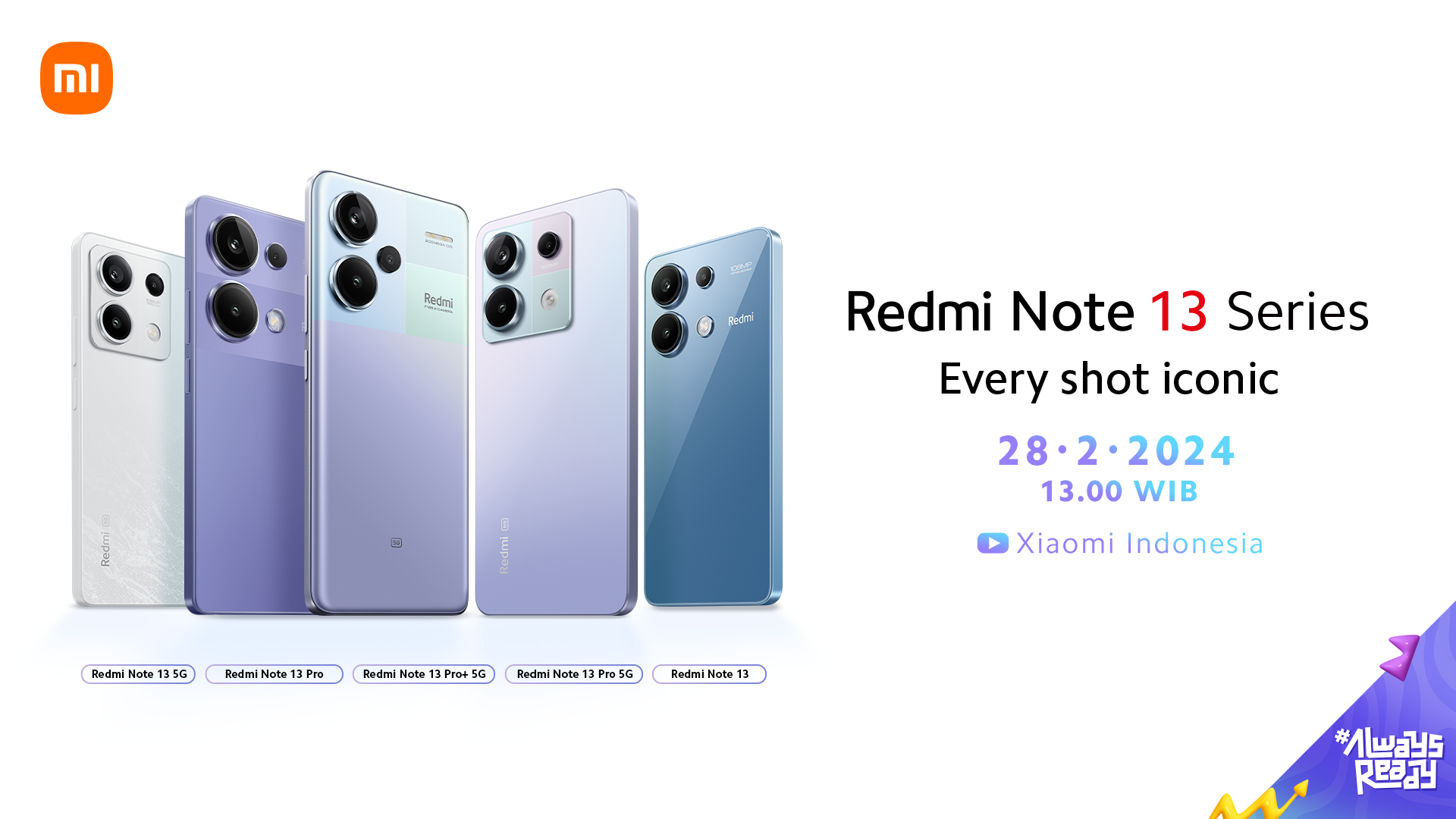 Catat! Ini Tanggal Peluncuran Redmi Note 13 Series di Indonesia – NativZen